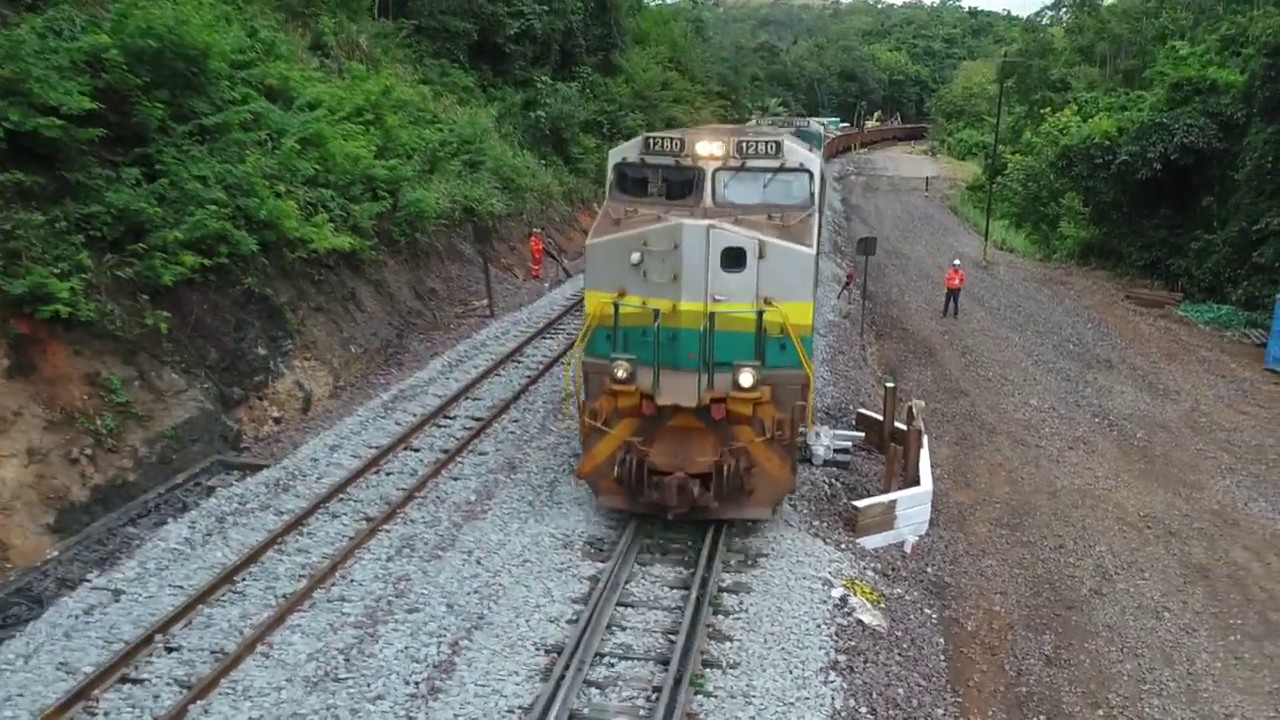 Renovação de circuito de via - EFVM - YouTube