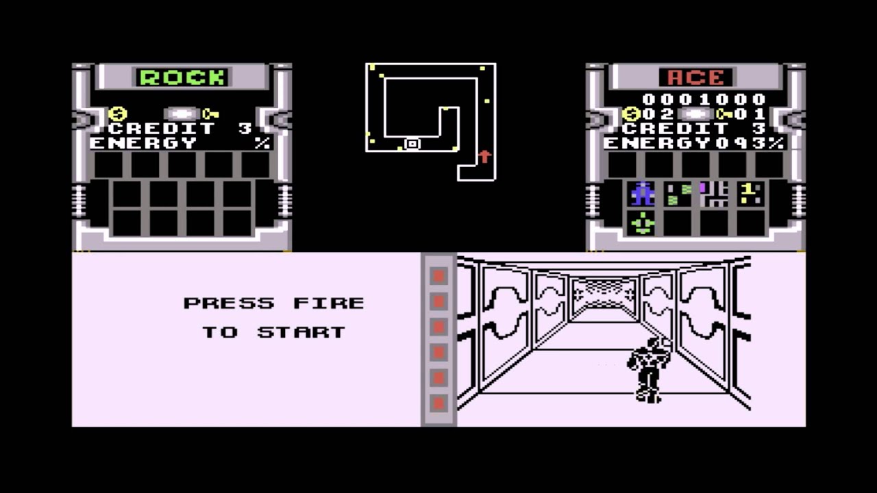 Lukozer Retro Game Review 111 - Xybots - Commodore 64 - YouTube