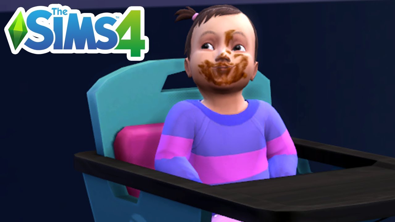 How To Clean Your Infant After Feeding - The Sims 4 - YouTube