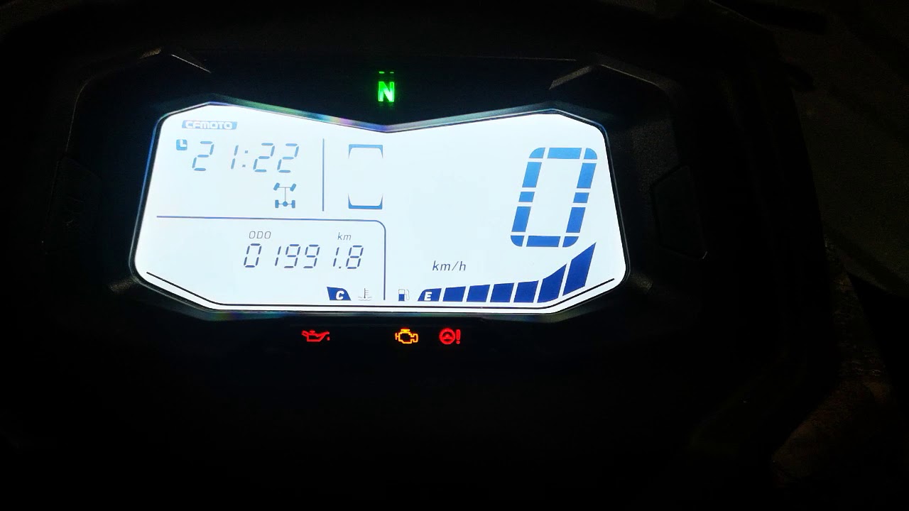 CFMOTO CF1000 DASH LIGHT prietaisų skydelio ryškumo keitimas - YouTube
