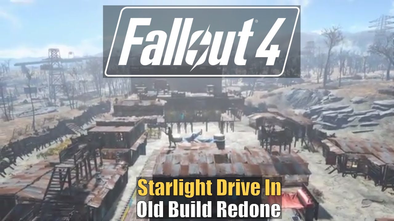 Fallout 4 - Starlight Drive In (No mods) - YouTube