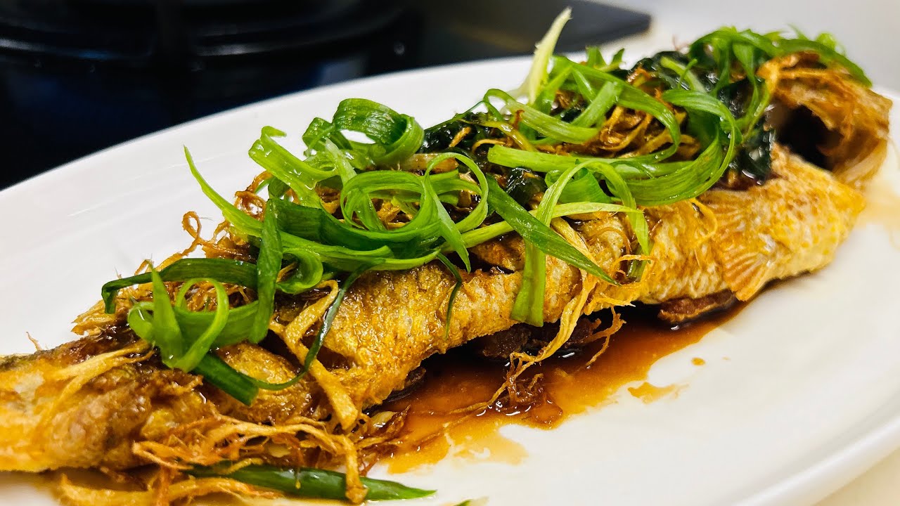 Crispy Fried Fish with Ginger and Soy Sauce in 15 Minutes | Fried ...