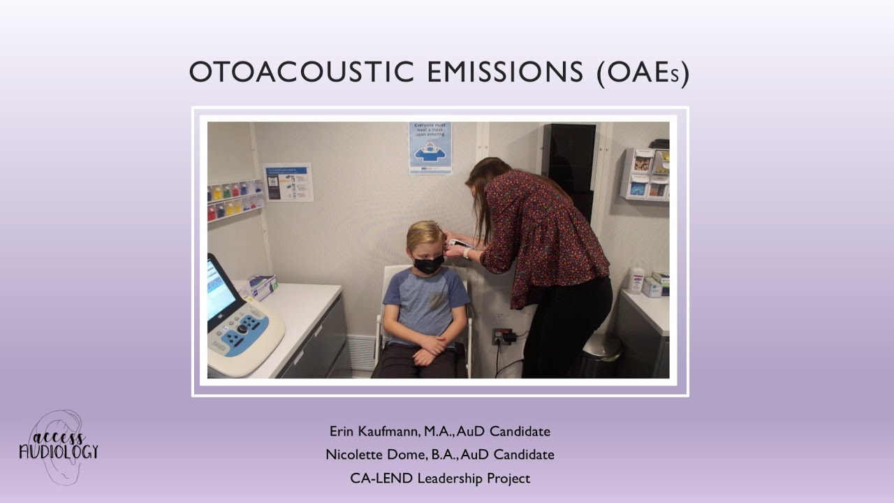 Otoacoustic Emissions (OAEs) - YouTube