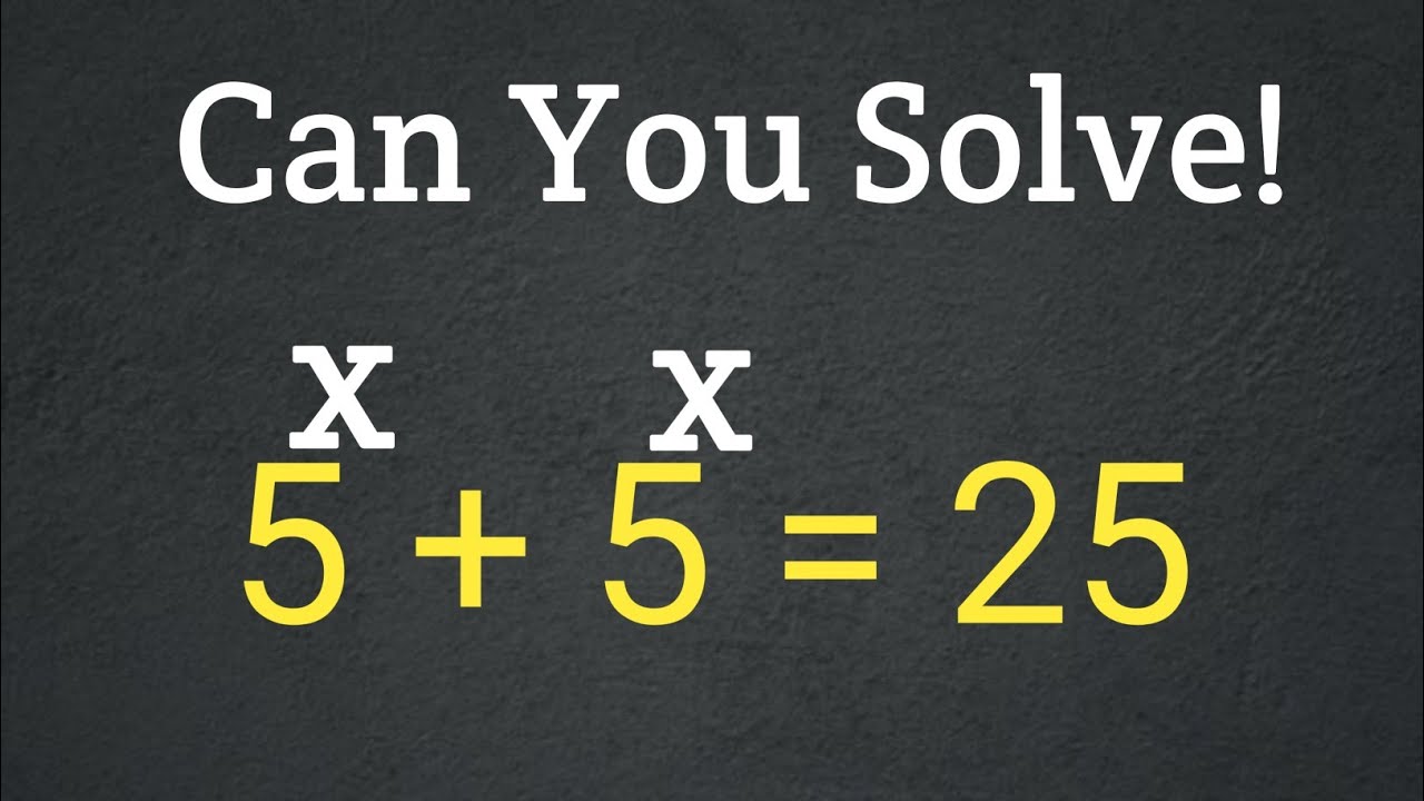 A Nice Algebra Olympiad Problem | Can You Solve This? | - YouTube