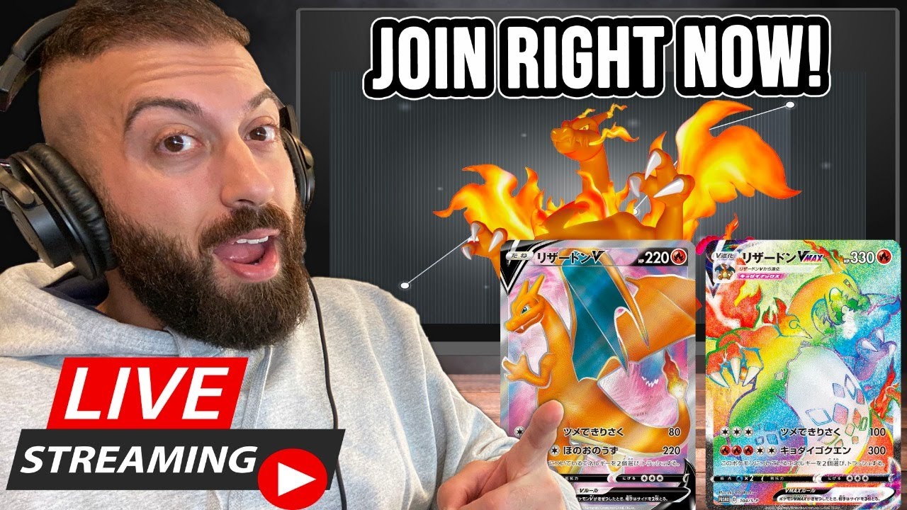 Pokemon Card Investing / Collecting / News *LIVE Q&A* (Charizard VMAX ...