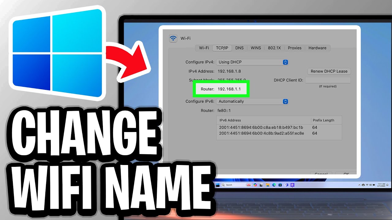 How To Change Your WiFi Network Name and Password - Step By Step - YouTube