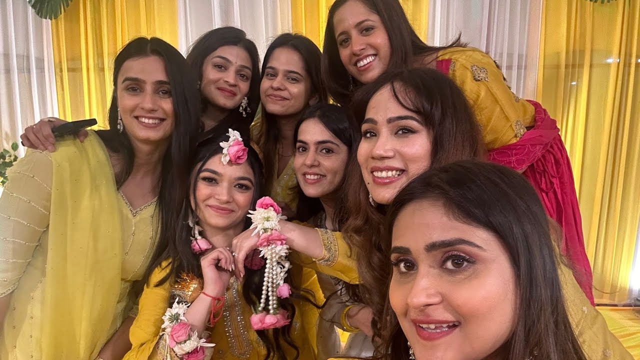 Getting ready for My MANJHA/HALDI function🌻| Vlog#24| Afreen - YouTube