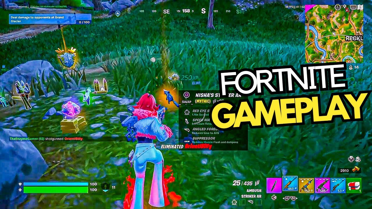 Epic Fortnite Gameplay Insane Moments - YouTube