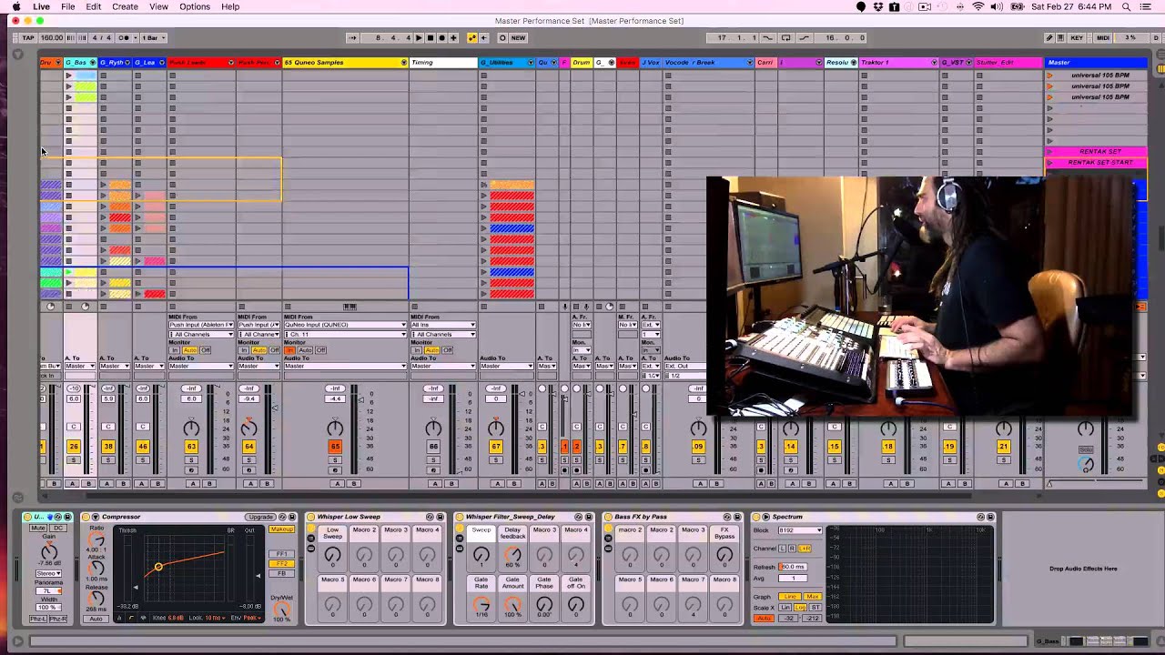 A Peek Into My Ableton Live Performance Set - YouTube