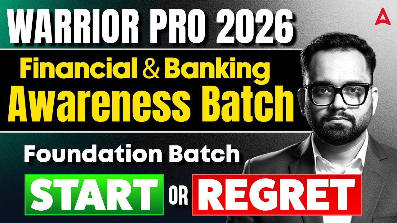 WARRIOR PRO 2026 | Financial and Banking Awareness Batch | Foundation ...