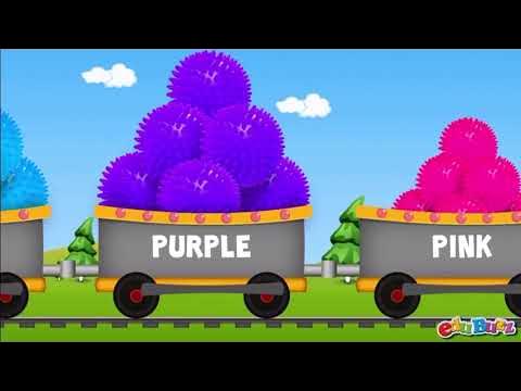 Colors train - learning colors for children - YouTube