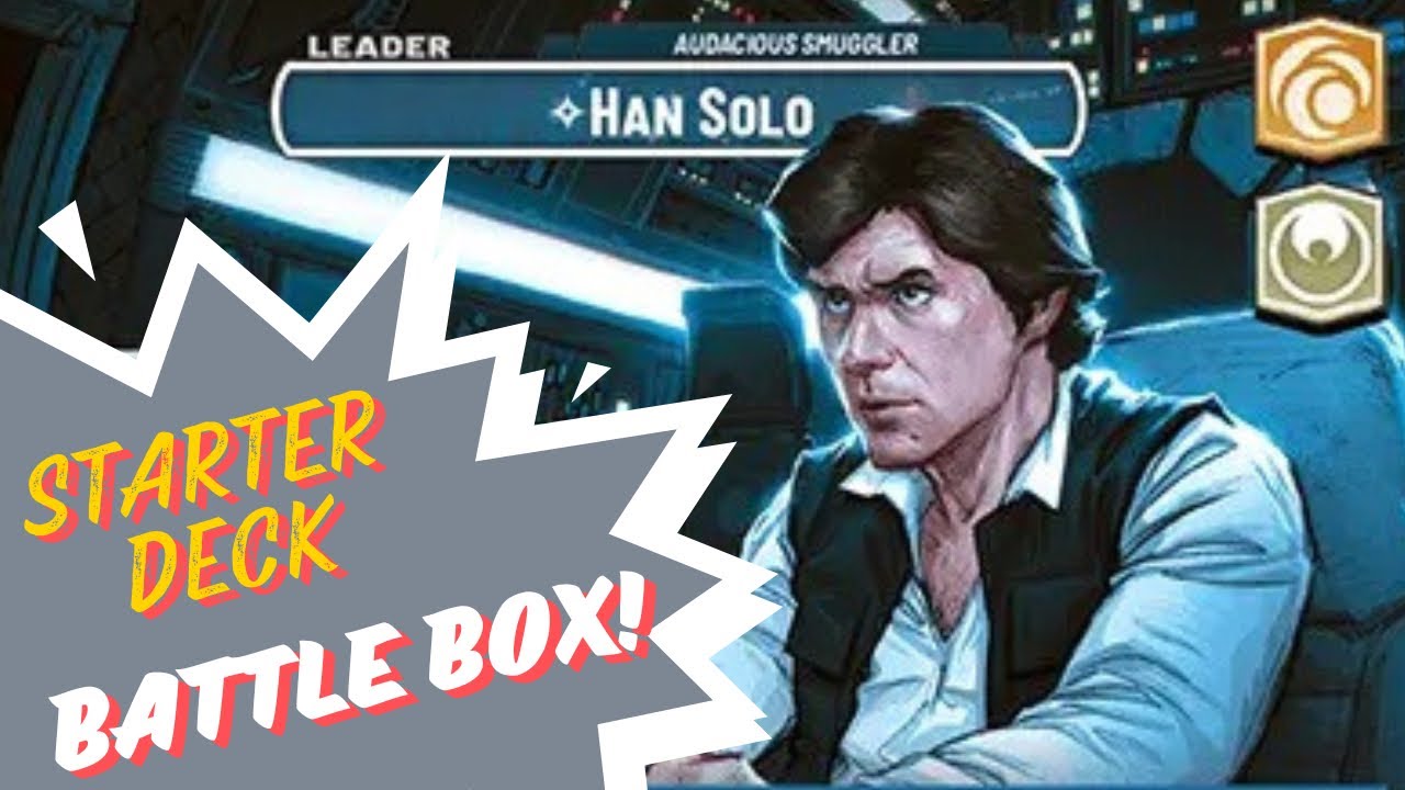 Laugh it up, fuzzball! Han Solo Starter Deck - Star Wars Unlimited ...