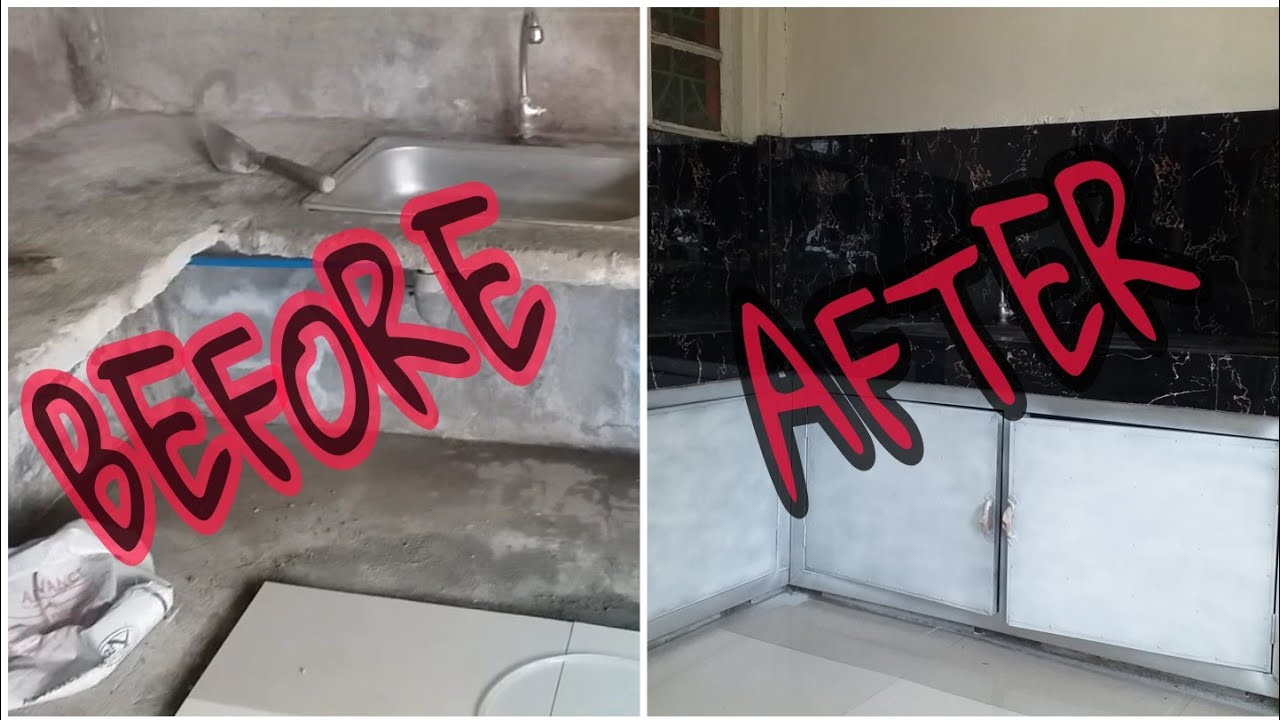 lababo tiles installation |Alljie vlog(construction) - YouTube