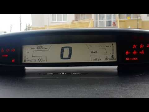 Citroen C4 eski kasa bakim km si sıfırlama
