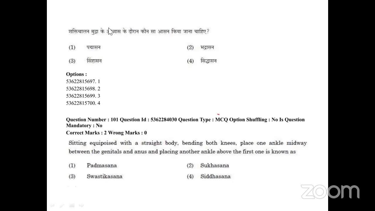 Hathapradeepika lec 7 - YouTube