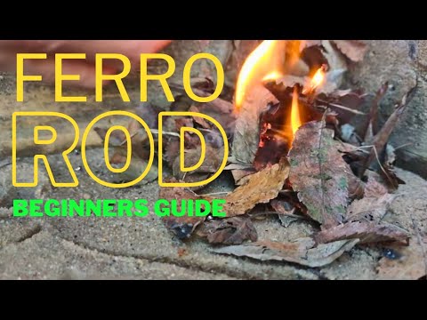 How to use a Ferro Rod: Easy Beginners Method - YouTube