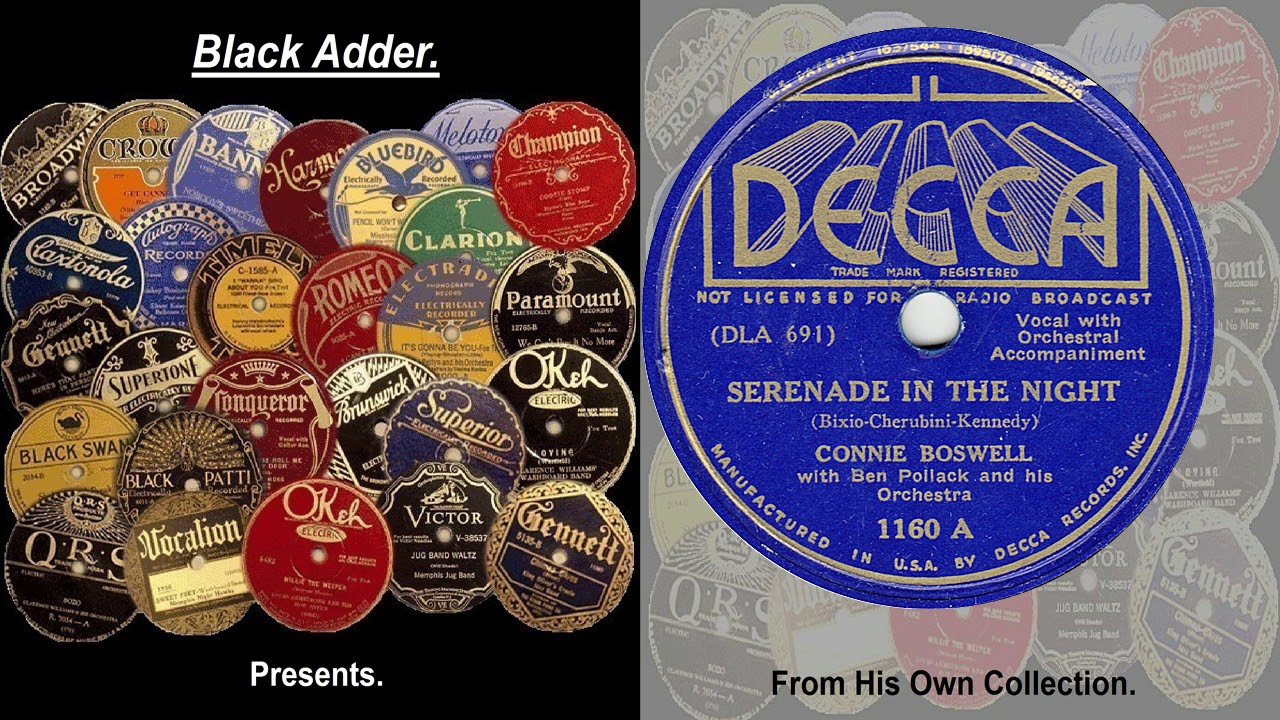 Connie Boswell & Ben Pollack & His Orch - Serenade In The Night(1937 ...