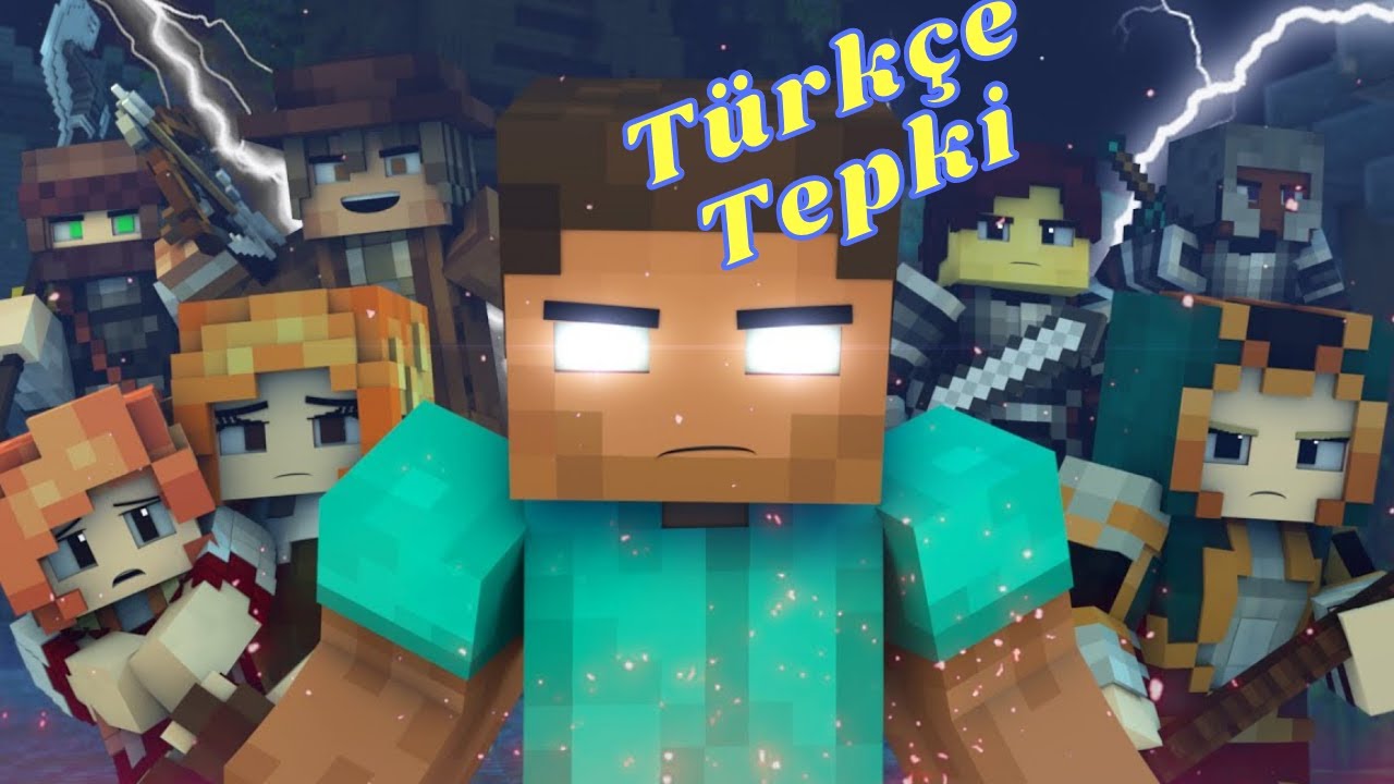 Rainimator ' Demons ' - A Minecraft Music Video ♪ [Türkçe Tepki] - YouTube
