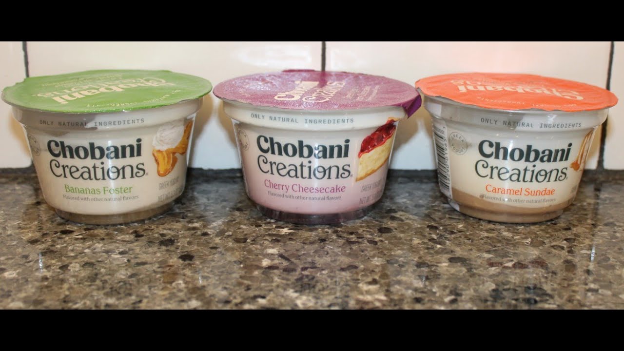 Chobani Creations Greek Yogurt: Bananas Foster, Cherry Cheesecake ...
