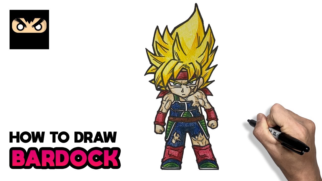 How to draw BARDOCK | DRAGON BALL SUPER - 버독 그리기 | 드래곤 볼 슈퍼 - YouTube