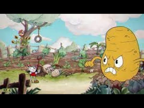 Cuphead First Boss Level Gameplay - YouTube