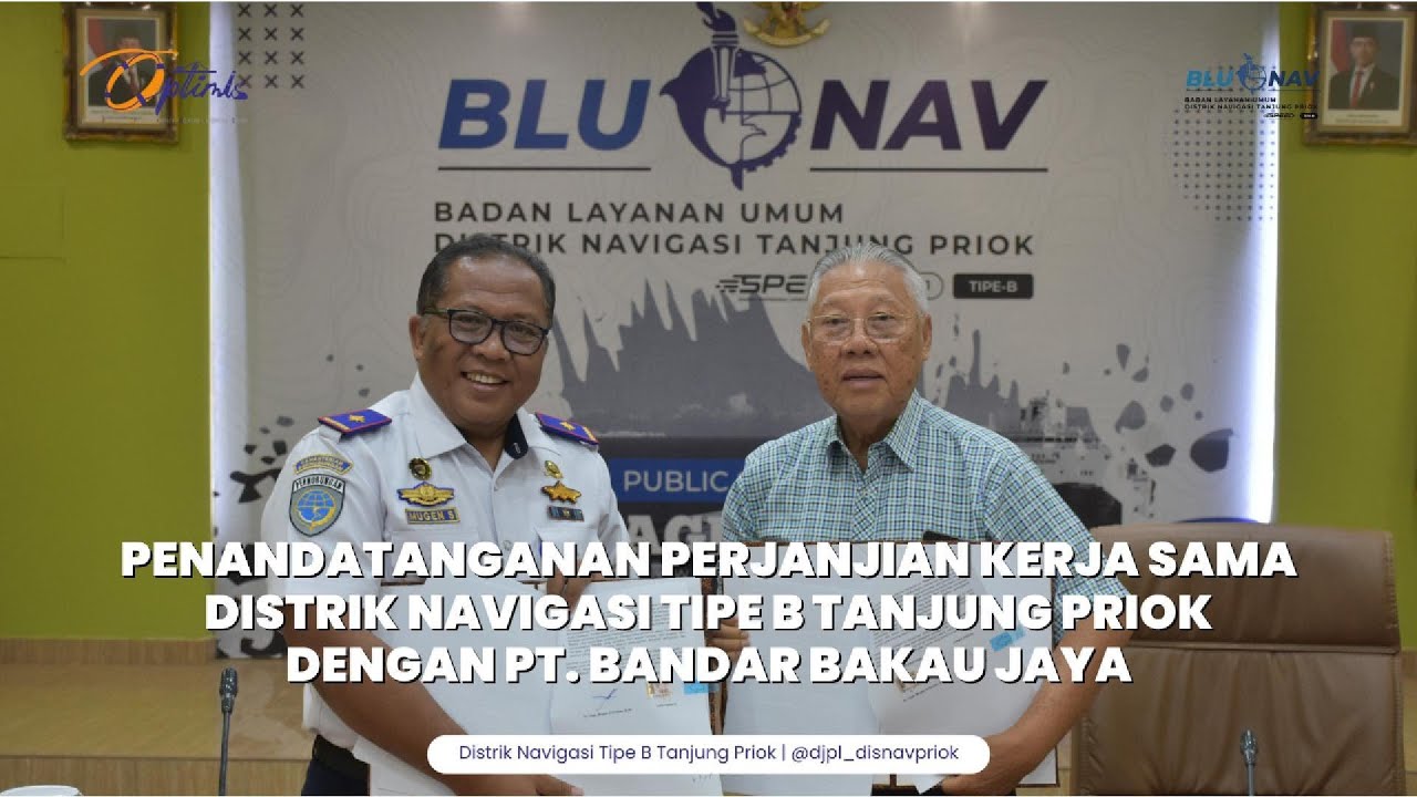 Penandatanganan Perjanjian Kerja Sama Disnav Tipe B Tanjung Priok ...