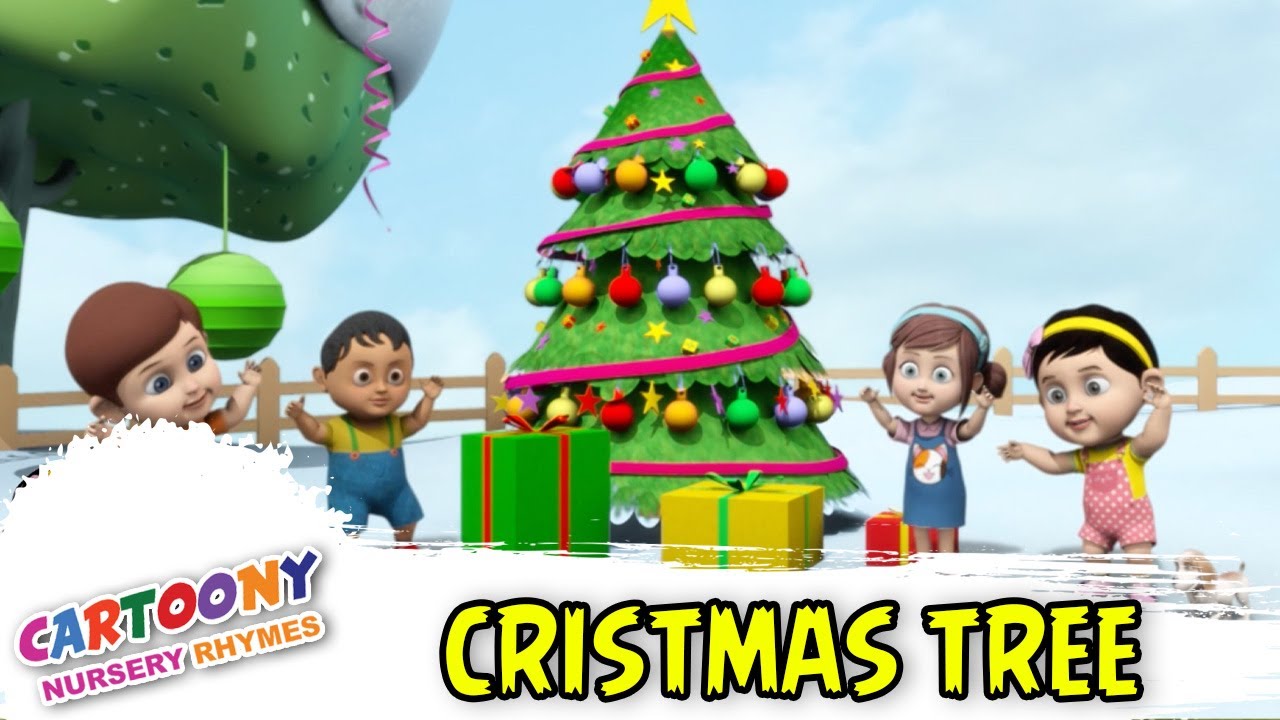 Christmas Tree Rhymes In English | New Animated Song | Educational Poem ...