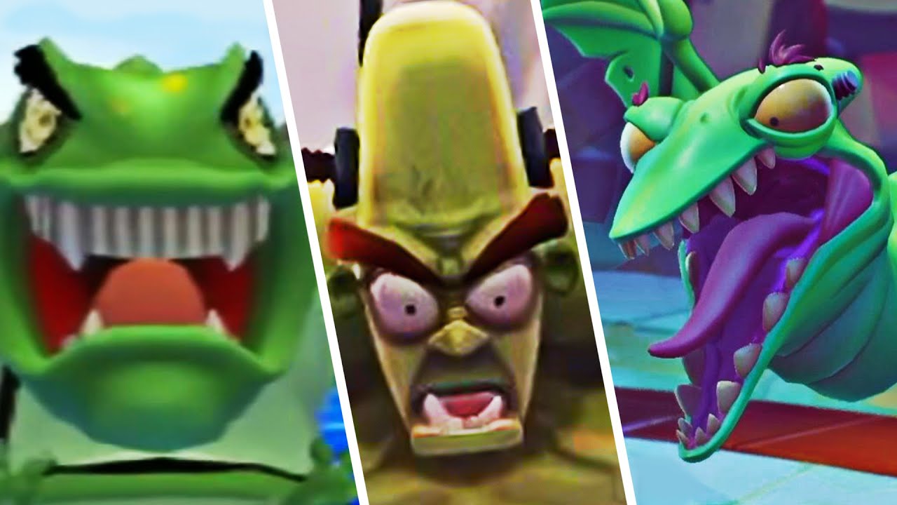 Evolution of N. Brio Battles in Crash Bandicoot Games - YouTube
