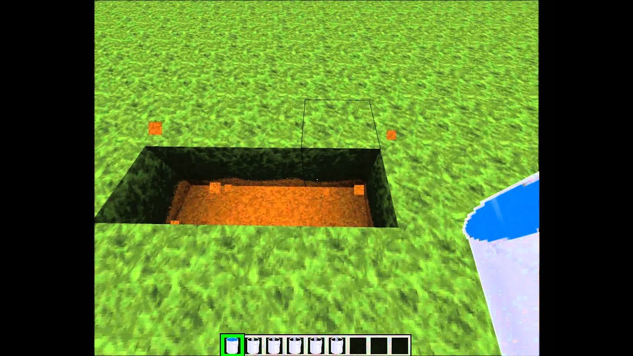 Minecraft Infinite Water Sources - YouTube