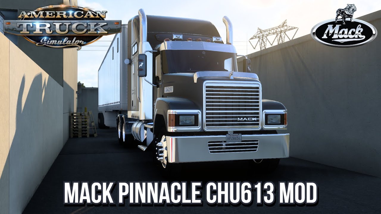 American Truck Simulator : Mack Pinnacle CHU613 Mod - YouTube