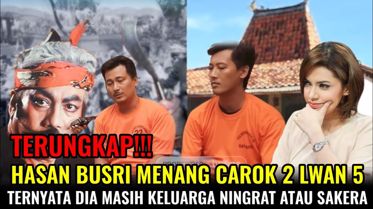 HASAN BUSRI MENANG TELAK,CAROK 2 LAWAN 4 DG MAT TANJAR.TERNYATA MASIH ...