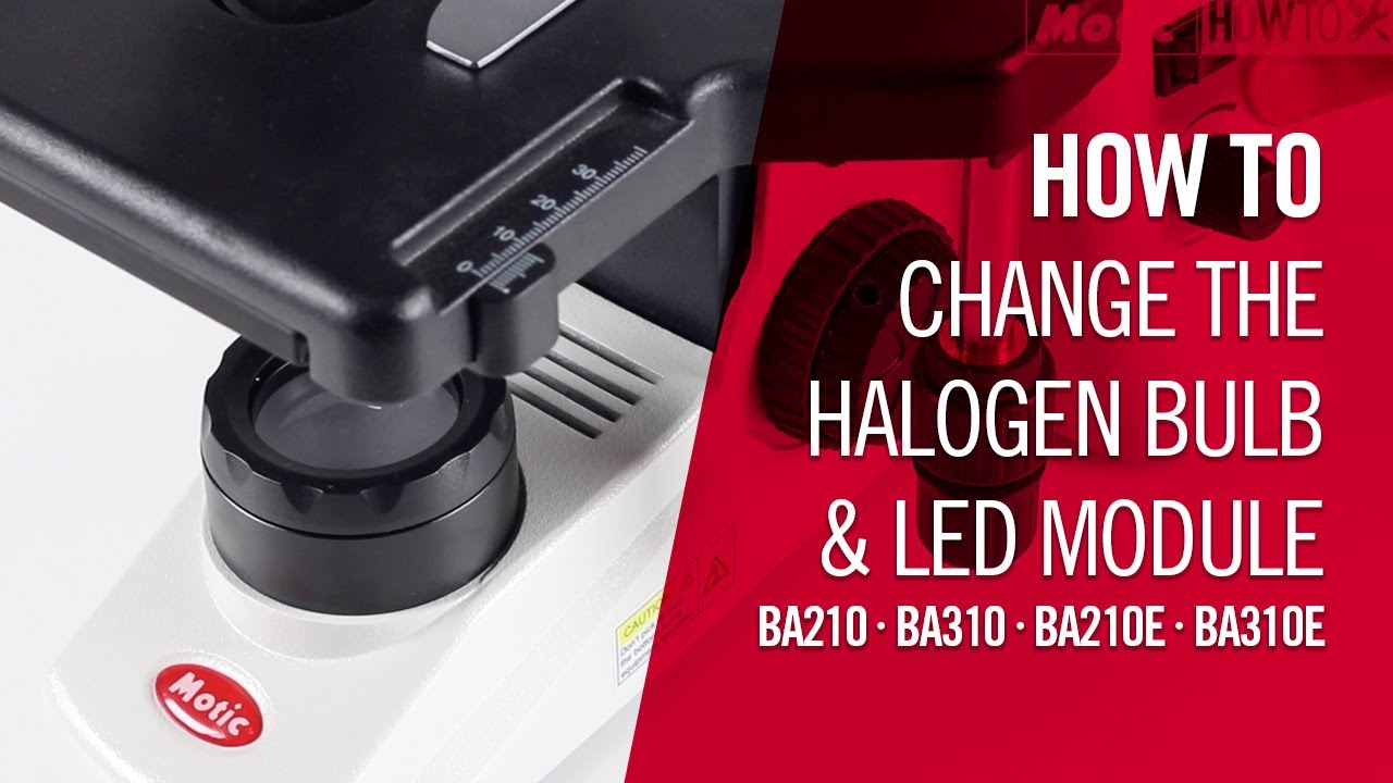 How to change the halogen bulb & LED module of a BA210, BA310, BA210E ...
