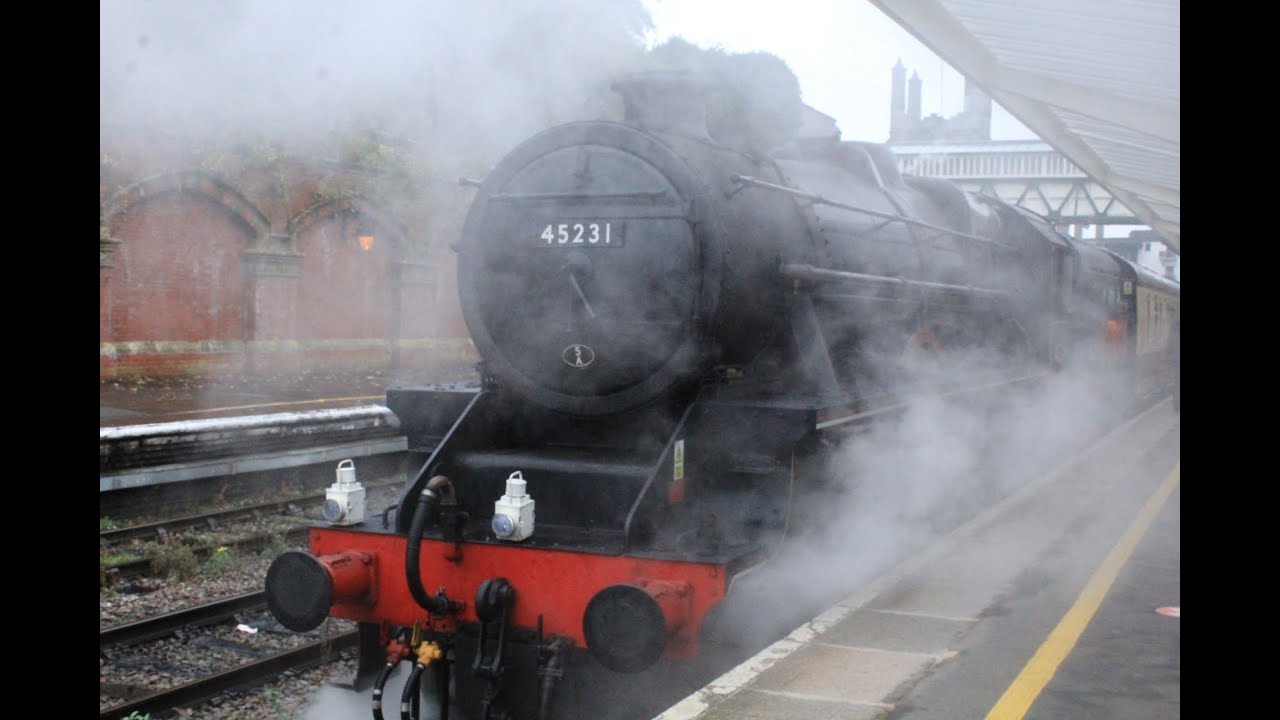 Black 5 45231 "Sherwood Forester" with Class 47805 working 5P55 - YouTube
