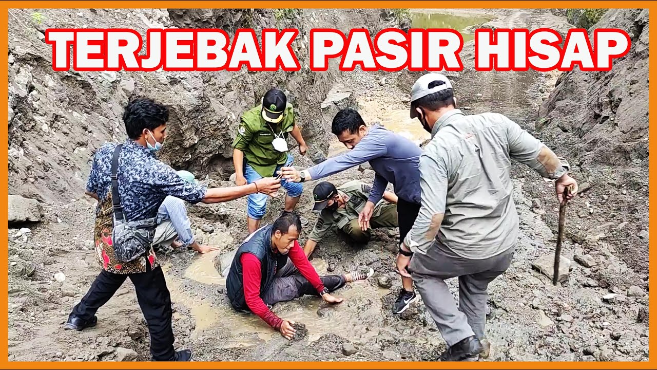 Petugas BPBD Terjebak PASIR HISAP ‼️ - YouTube
