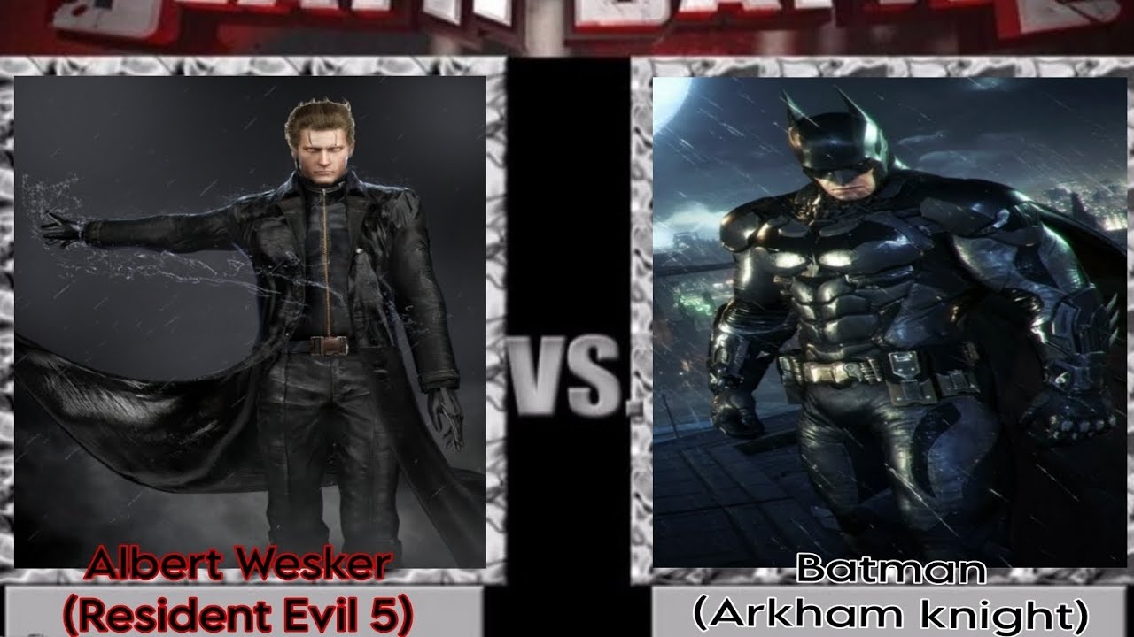 Arkham Batman Vs Albert Wesker (Resident Evil) - YouTube