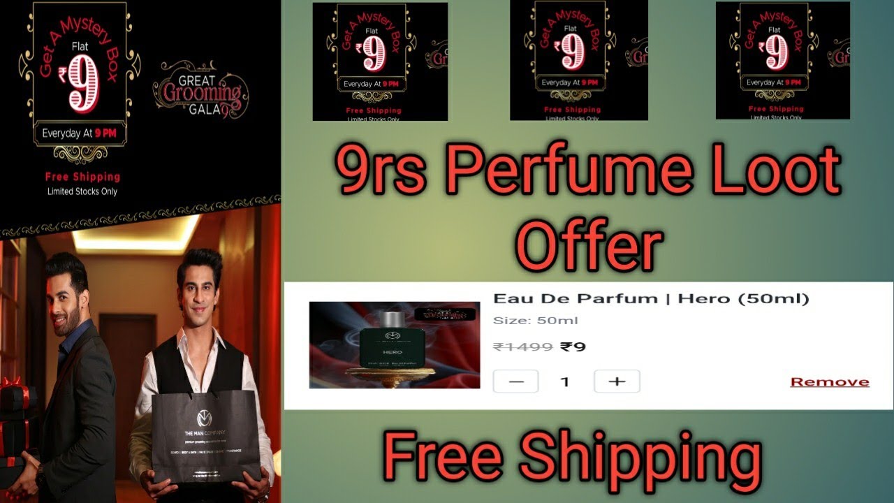 9rs Perfume Loot Offer 🥳 The Man Company 9rs Order Trick#youtube#video ...
