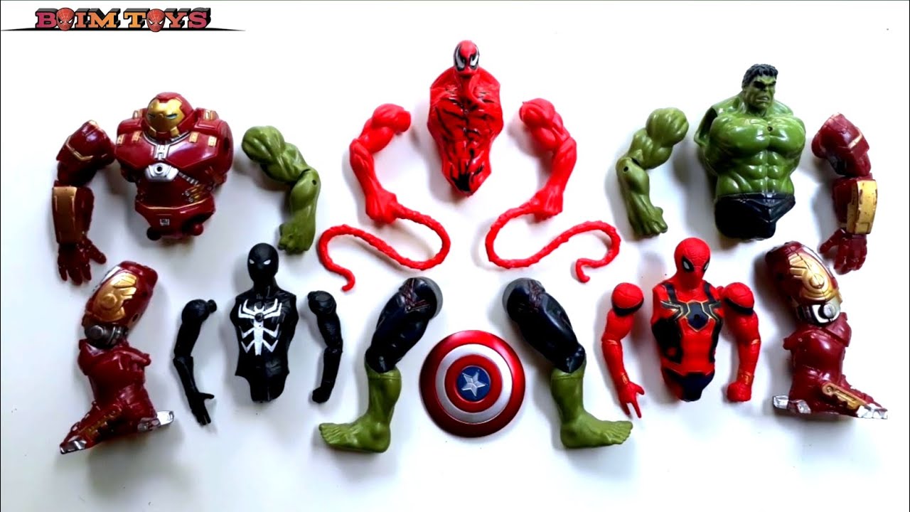 Avengers Assemble! Evolution Venom Carnage, Hulk Smash, Spider-Man ...