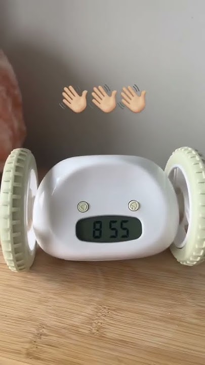 AMAZON Robot Alarm Clock to wake up Dead Sleepers | The Runaway Alarm Clock on Wheels - YouTube