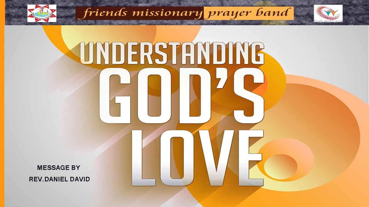 Rev Daniel David | God's Love | on 08 07 20 Santhiya meet - YouTube