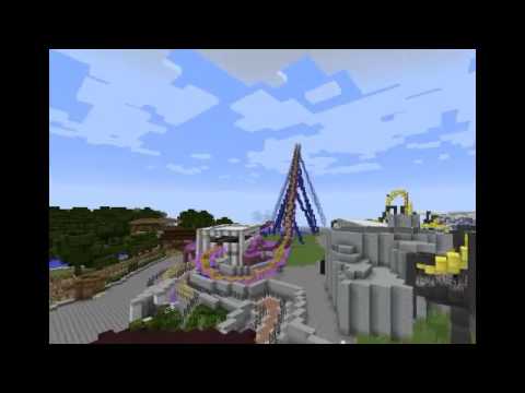 Minecraft Kings Island And Six Flags Great Adventure - YouTube