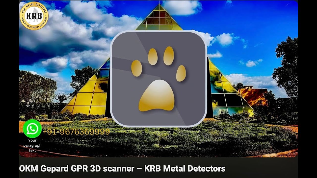 OKM Gepard GPR 3D scanner – KRB Metal Detectors - YouTube