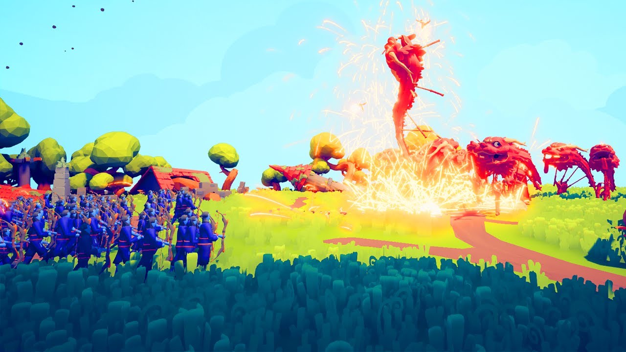 FIREWORK ARCHERS VS STRONGEST UNITS IN Totally Accurate Battle ...