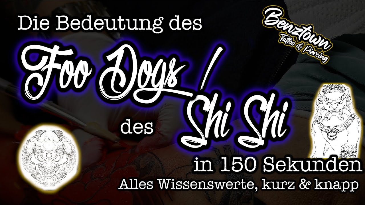 Foo Dog / Shi Shi Tattoo DAS musst DU vorher WISSEN - YouTube