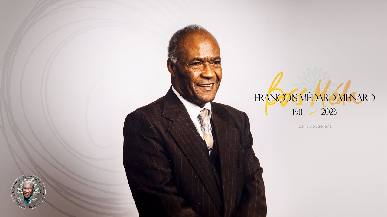 François Médard Ménard - 112 ans Celébration de la vie de Boss Méda ...
