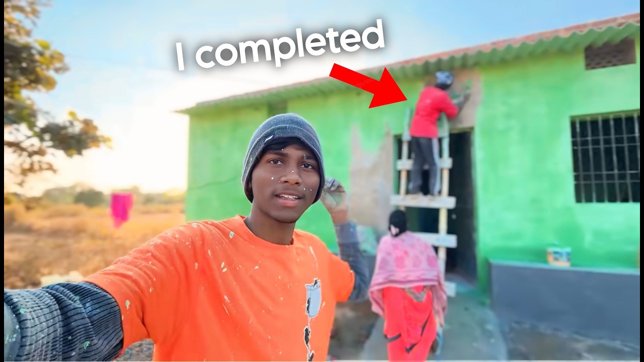 Aaj Ghar Ka Paint Complete Hoga? | New Ghar Paint Day Vlog @Toppozzo ...