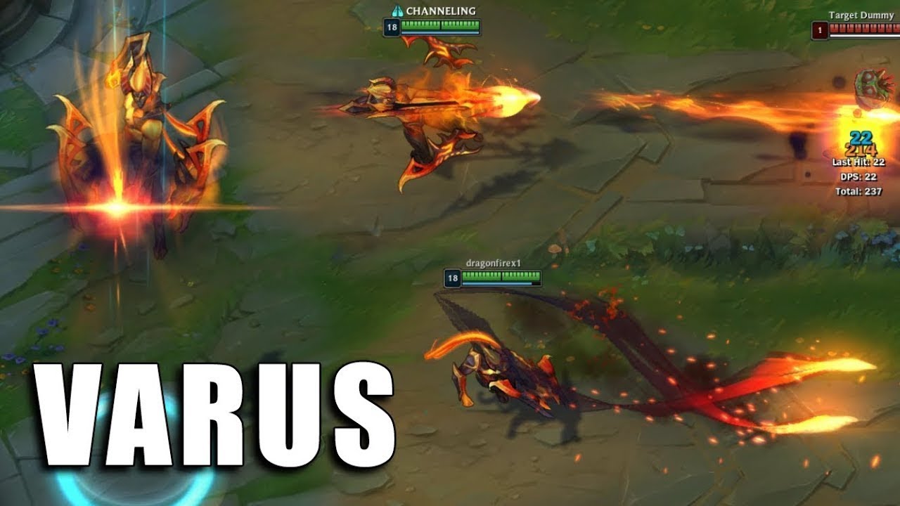 Infernal Varus Skin - Pre-Release - League of Legends - YouTube