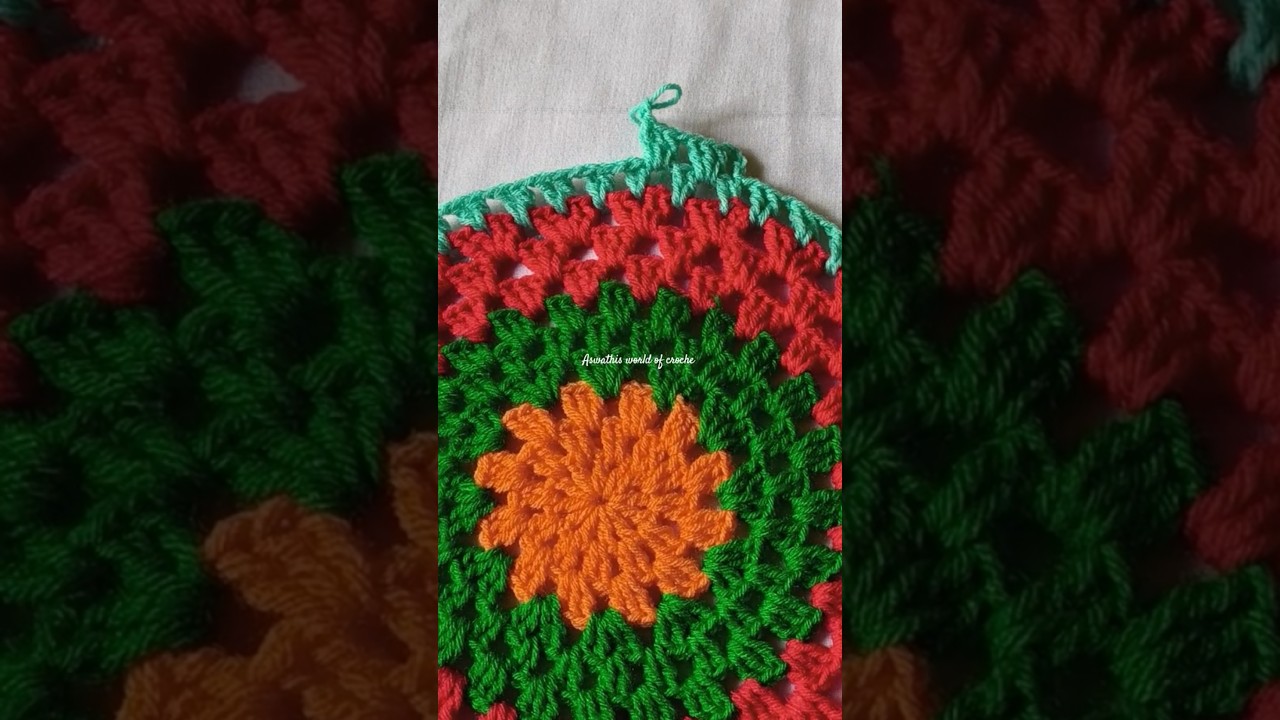 New work starts video coming soon . big round placement in crochet ...