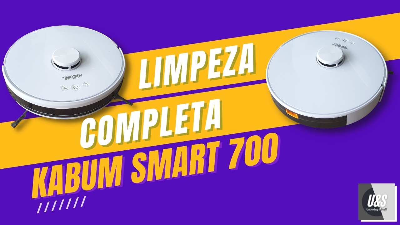 Robô Aspirador Kabum! Smart 700 Limpeza Completa - YouTube