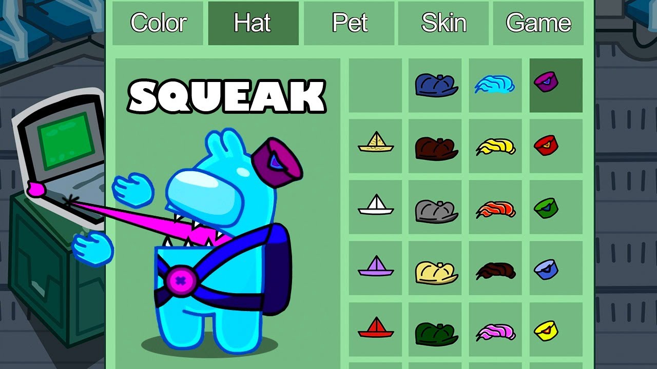 SQUEAK in Among Us funny animation - 1000 iQ impostor - YouTube