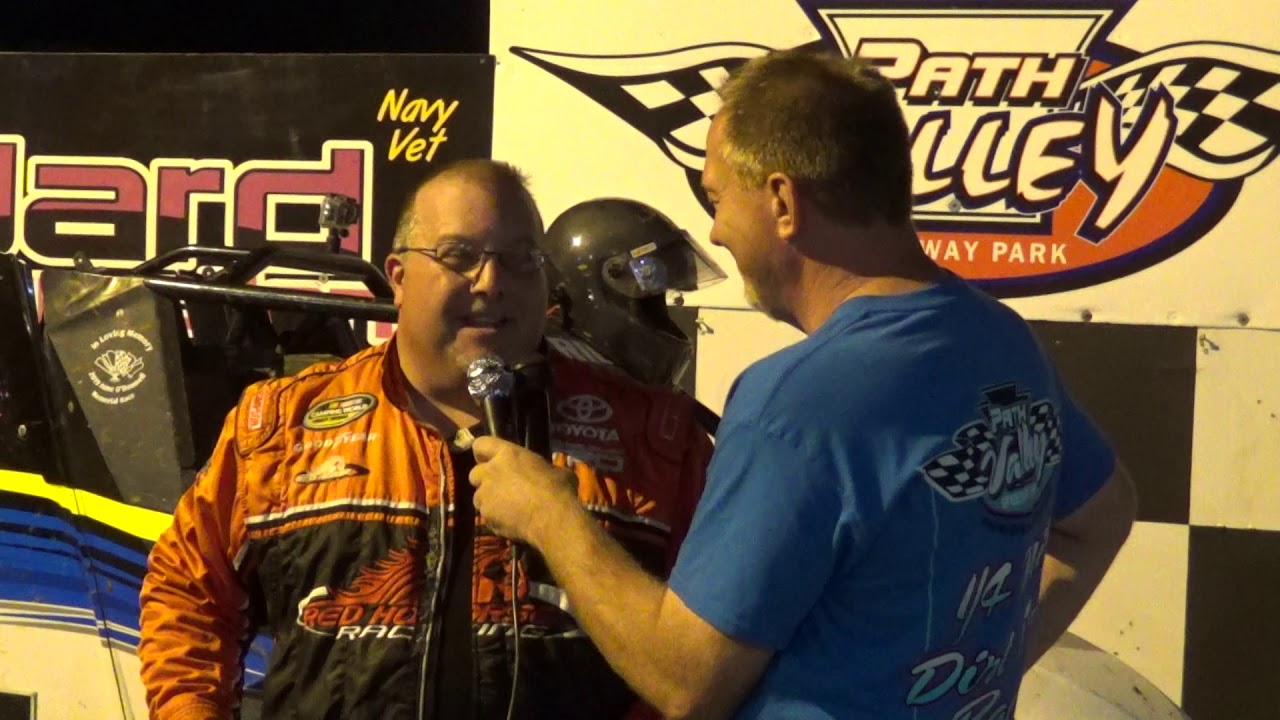 Craig Perigo in victory lane at Path Valley 9-7-19 - YouTube